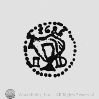 Mark with A dotted circle, the number "1685", a | #27141