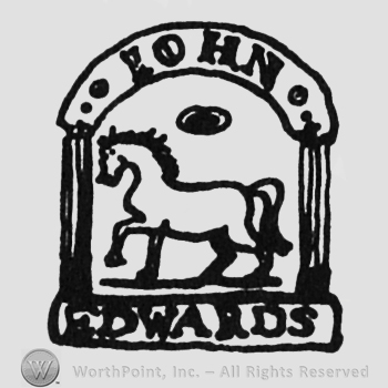 Mark with A label, the text "JOHN EDWARDS", two | #27146