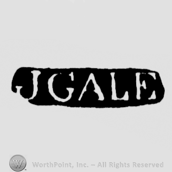 Mark with The text "J GALE". | #27193