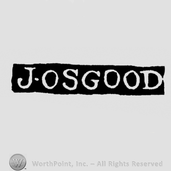 Mark with The text "J. OSGOOD". | #27241