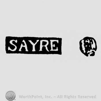 Mark with The text "SAYRE" and an eagle. | #27265