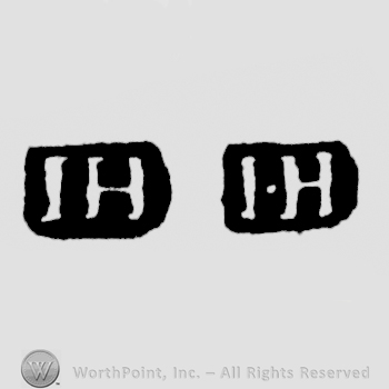 Mark with The letters "J.H J.H". | #27273