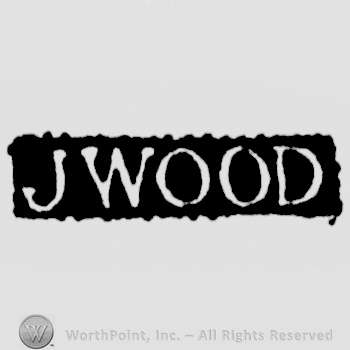 Mark with The text "J WOOD". | #27307