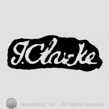Mark with The text "J.Clarke". | #27318