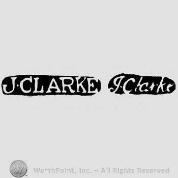 Mark with The text "J. CLARKE J.Clarke". | #27319