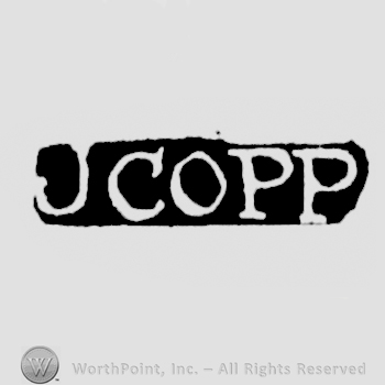 Mark with The text "J COPP". | #27376