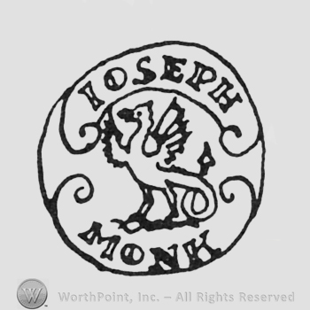 Mark with A circle, the text "JOSEPH MONK" and a | #27404