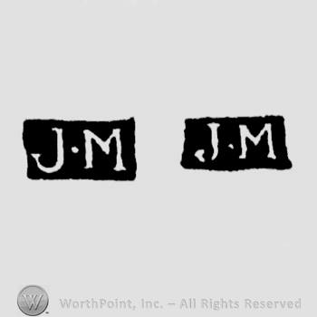 Mark with The letters "J.M J.M". | #27407