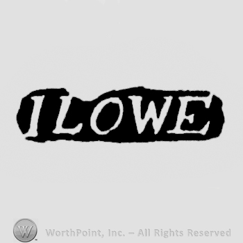 Mark with The text "J LOWE". | #27451