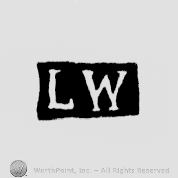 Mark with The letters "LW" and a rectangle. | #27507