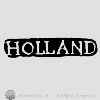 Mark with The word "HOLLAND". | #27532