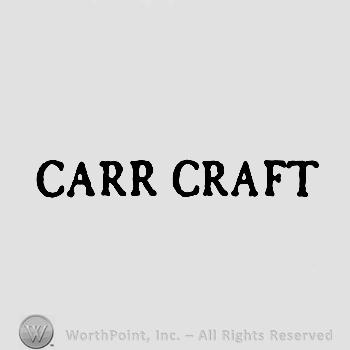 Mark with The words "CARR CRAFT". | #27559