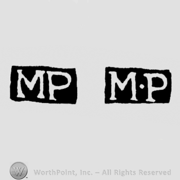 Mark with The letters "MP", "MP" and two | #27579