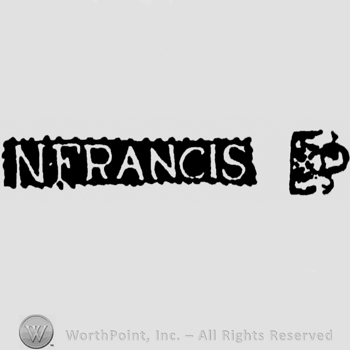 Mark with The text "N FRANCIS" and a symbol. | #27643