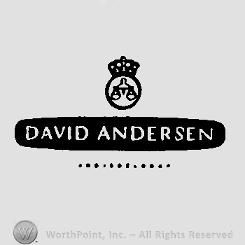 Mark with The words "DAVID ANDERSEN", a balance, | #27686
