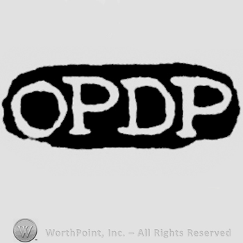Mark with The letters "OPDP" and an oval. | #27703