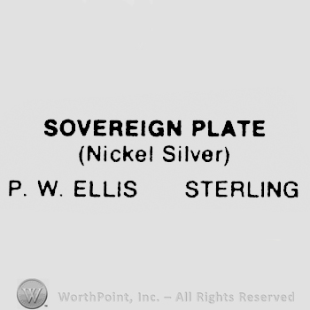 Mark with The text "SOVEREIGN PLATE (Nickel | #27706