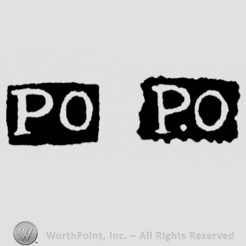 Mark with The letters "PO PO". | #27753
