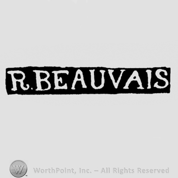 Mark with The text "R. BEAUVAIS". | #27804