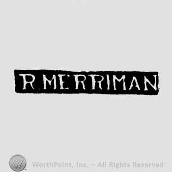 Mark with The text "R MERRIMAN". | #27808