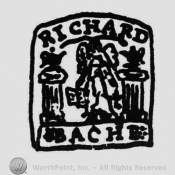 Mark with An angel, the text "RICHARD BACHE" and | #27812