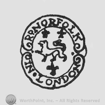 Mark with The text "RICHARD NORFOLK IN LONDON", a | #27842