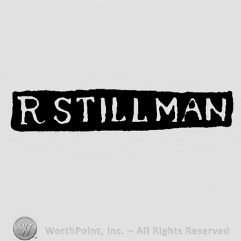 Mark with The text "R STILLMAN". | #27848