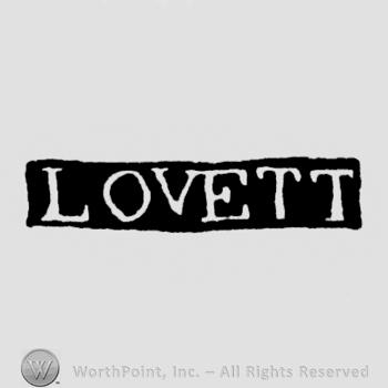 Mark with The word "LOVETT". | #27889