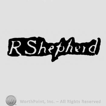 Mark with The text "R Shepherd". | #27905