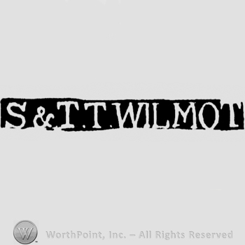 Mark with The text "S & T. T. Wilmot". | #27939
