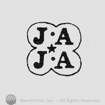 Mark with The letters "JA", "JA", two dots, a | #316314