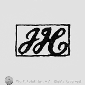 Mark with The letters "JH" inside a rectangle. | #316658