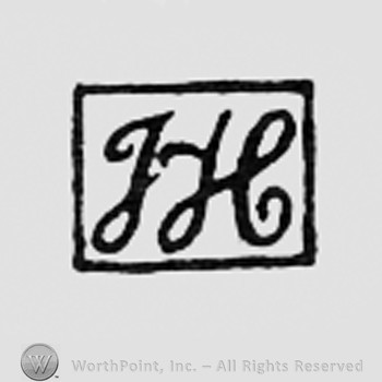 Mark with The letters "JH" inside a square. | #316661