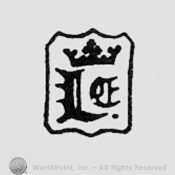 Mark with A crown, the letters "LC" and a shield. | #316755