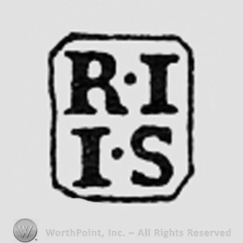 Mark with A frame and the letters "R.J J.S". | #316952