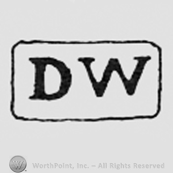 Mark with The letters "DW" and a rectangle. | #317117