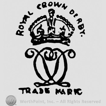 Mark with A crown, the text "ROYAL CROWN DERBY. | #317267