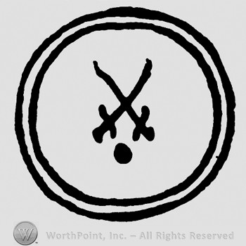 Mark with Two crossed swords inside a circle and | #317329