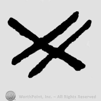 Mark with Shape similar with a cross. | #317481