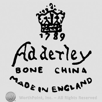 Mark with A crown and the text "1789 Adderley | #317525