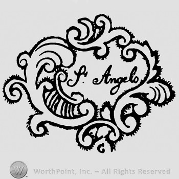 Mark with Irregular shape with S ANGELO written | #317560