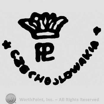 Mark with A crown, the monogram of letters "PL", | #317814