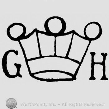 Mark with Crown and letters GH on sides. | #318004