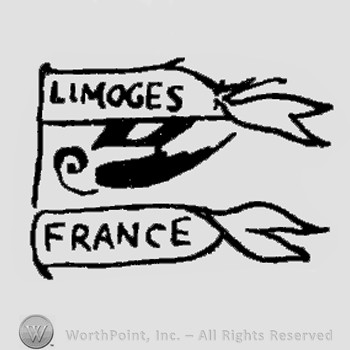 Mark with Two flags and the text "LIMOGES | #318282