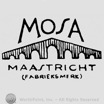 Mark with Mosa written on top;Irregular shape in | #318397