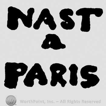 Mark with Nast A Paris written. | #318426