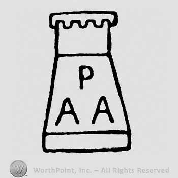 Mark with A tower and the letters "PAA". | #318467
