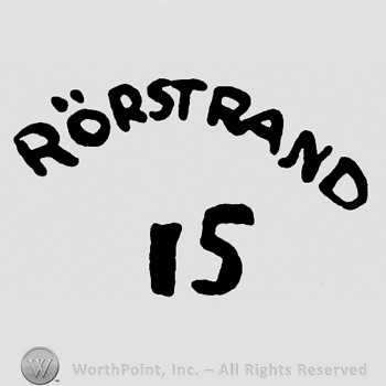 Mark with The word "Rorstrand" and the number | #318588