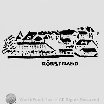 Mark with Houses and the word "Rorstrand". | #318591