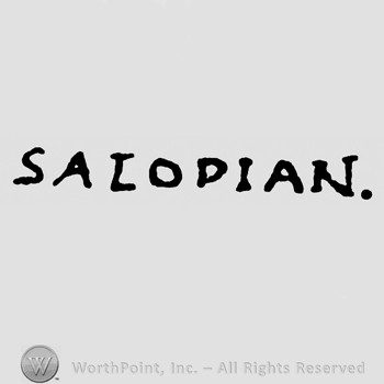 Mark with The word "Salopian" and a dot. | #318624